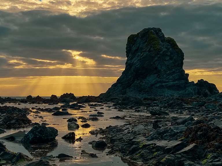 Millock van Widemouth Bay op het South West Coast Path — Cornwall ...