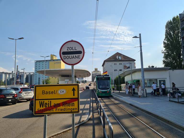 Grenzübergang Weil am Rhein–Friedlingen : Radtouren und Radwege | komoot