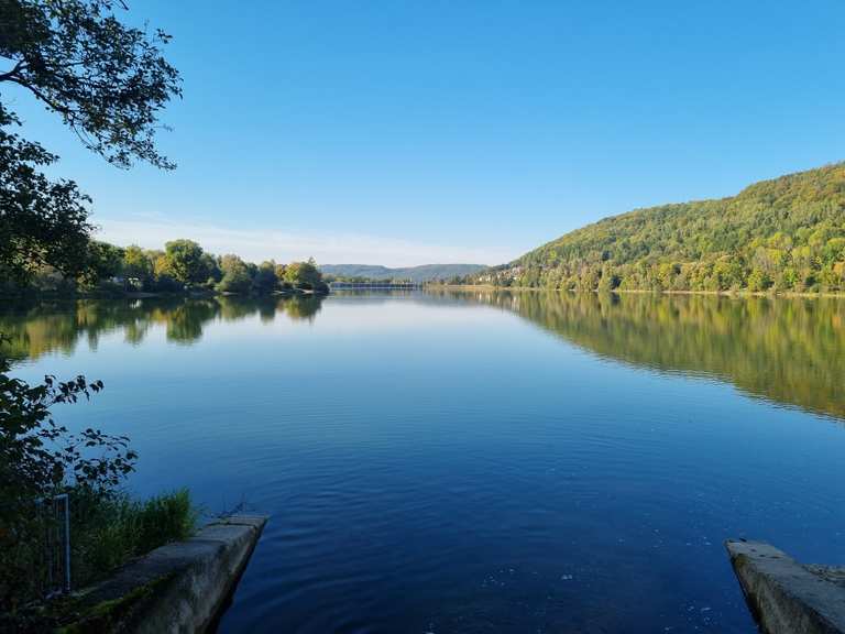 Panoramaweg Happurger Stausee – Ringwallanlage Houbirg Runde von ...