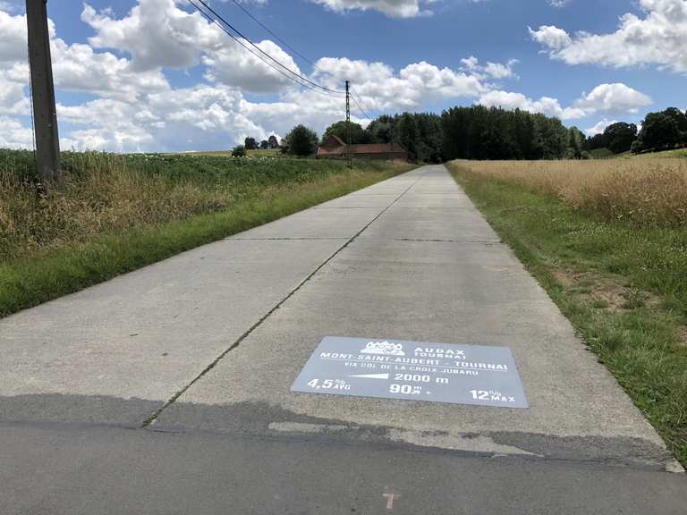 Mont Saint-Aubert via Croix Jubaru Itinéraires vélo et carte | Komoot