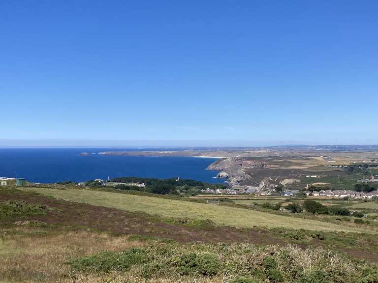 St Agnes Head, Wheal Coates & Chapel Porth Beach Schleife von St Agnes ...
