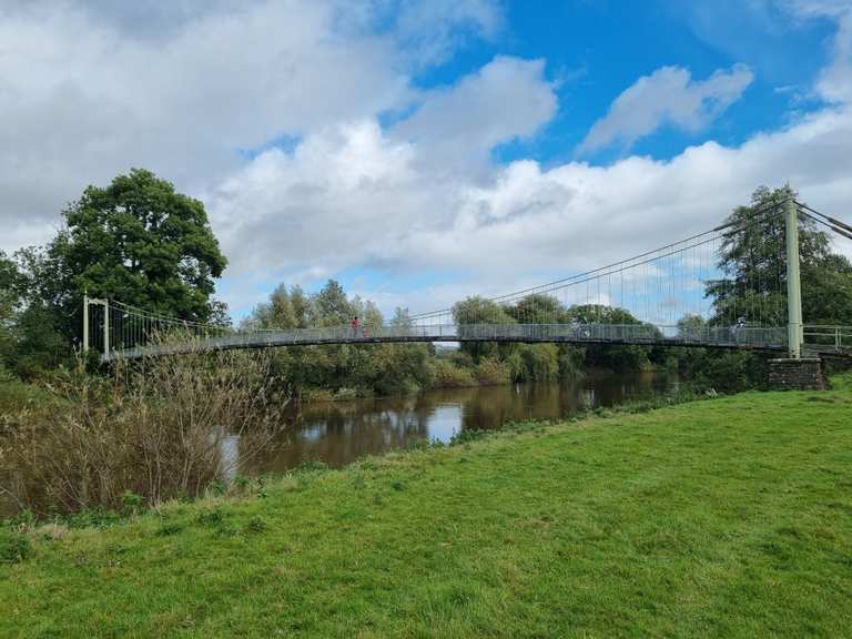 Boucle Hoarwithy & Foy bridge depuis Backney Bridge — Wye Valley ...