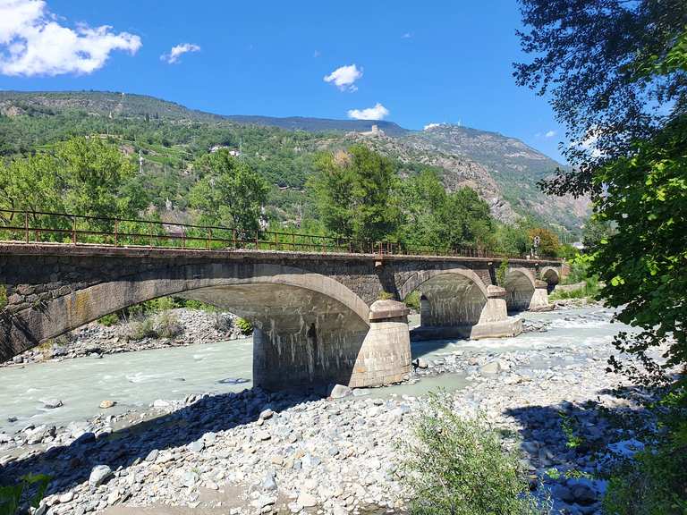 Ponte fiume Dora Baltea: Rennradfahren und Rennradtouren | komoot