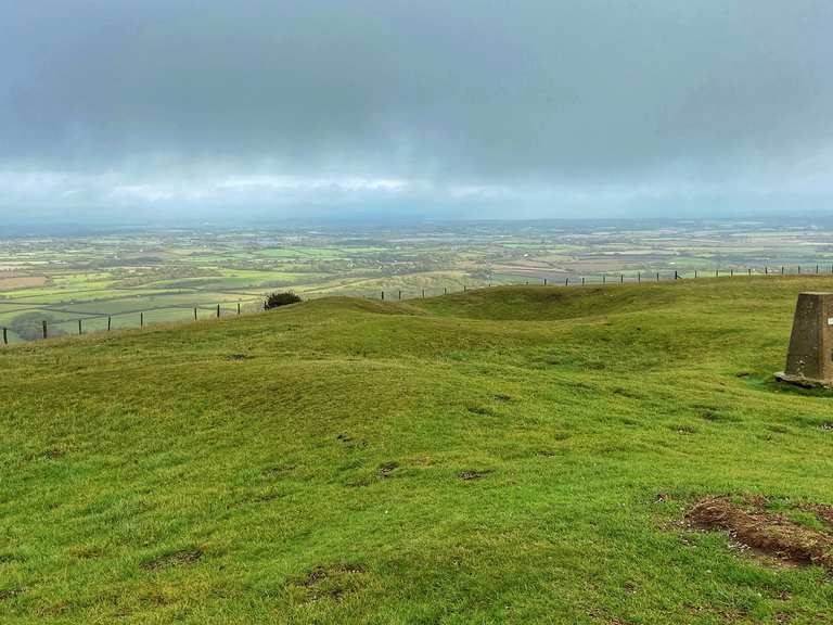 Firle Beacon and Bo Peep Hill loop from Firle Beacon — South Downs ...