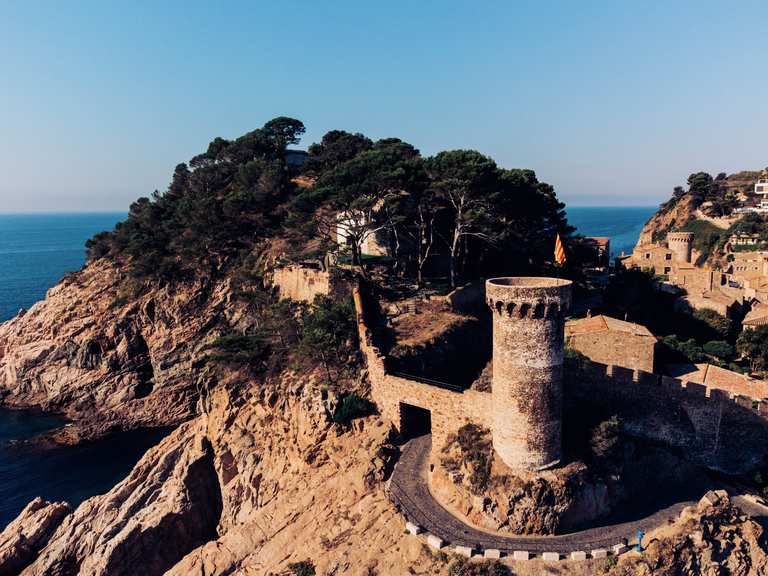 Castillo y calas de Tossa de Mar - Circuit par le sentier côtier ...