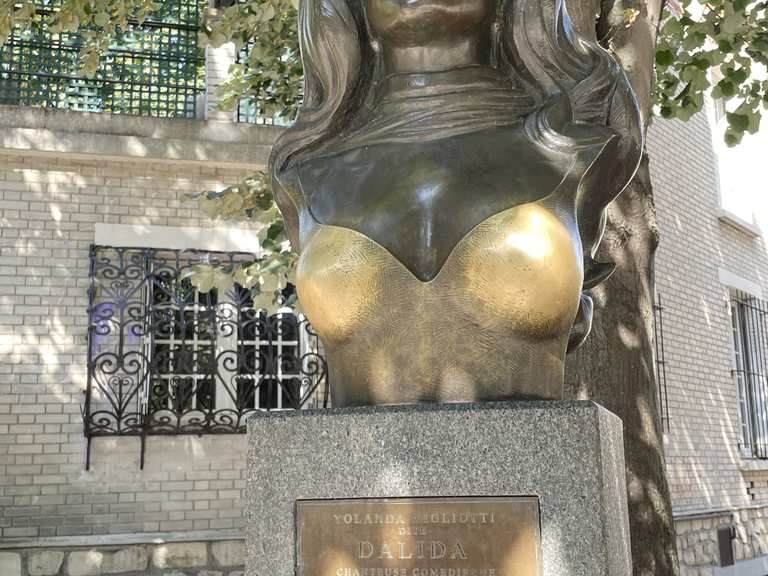Bust of Dalida – Hiking & Cycling Routes | Komoot