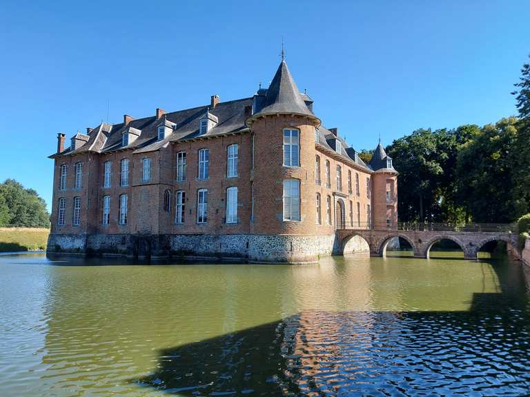 El bucle del Château de l'Estriverie - El valle del Dendre | Paseo en ...