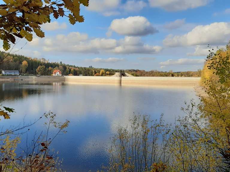 Talsperre Klingenberg – Staumauer Runde von Klingenberg | Wanderung ...
