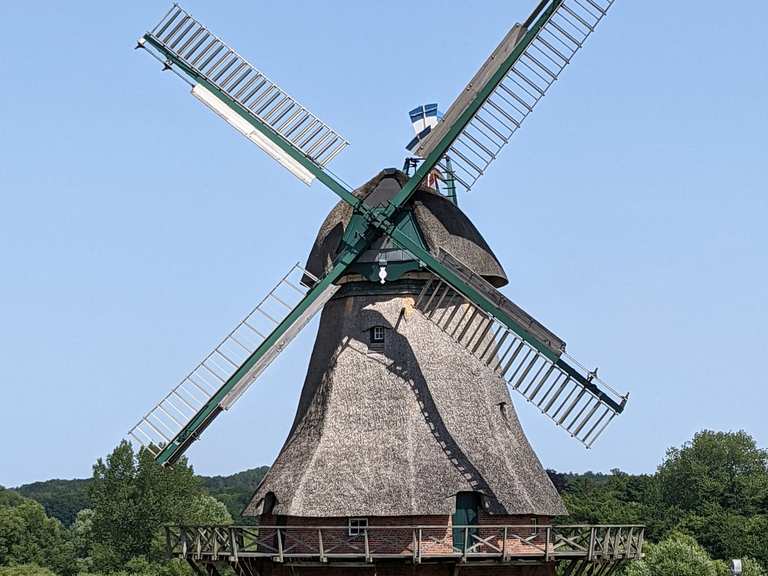 Holländermühle Freilichtmuseum Molfsee Runde Von Rammsee Wanderung