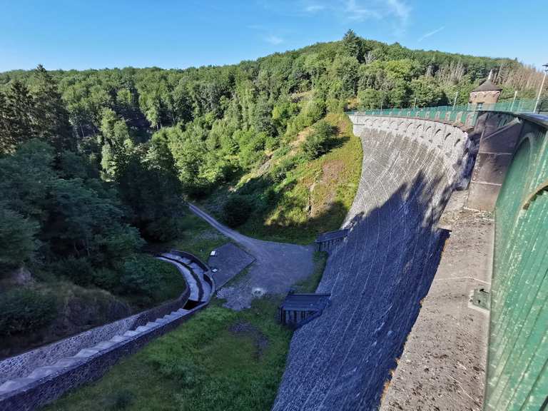 Sengbachtalsperre von oben : Radtouren und Radwege | komoot