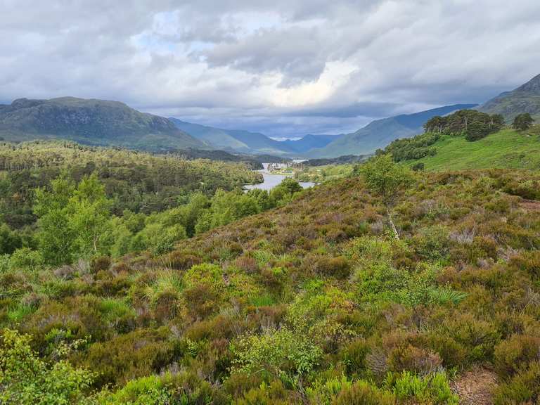 Abhainn Gleann nam Fiadh & Loch Affric loop from Loch Beinn a ...