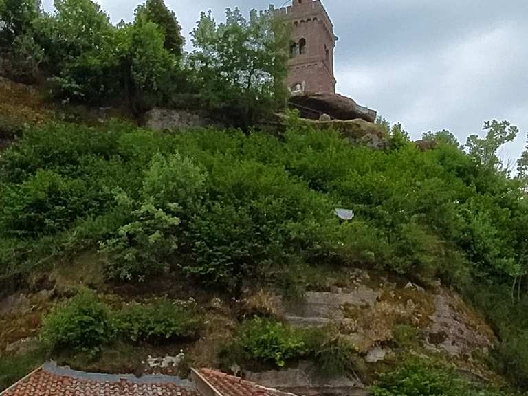 Rocher du Corbeau – Blick auf le Rocher de Dabo boucle au départ de ...