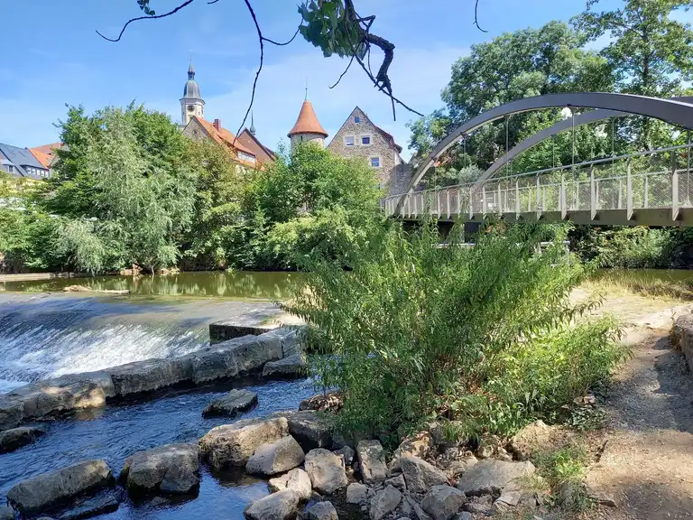 Wasserfall an der Jagst in Crailsheim : Radtouren und Radwege | komoot