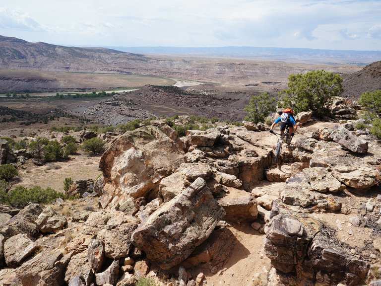 Mack Ridge Trail & Lion's Loop (Kokopelli's Trail loops) — McInnis ...
