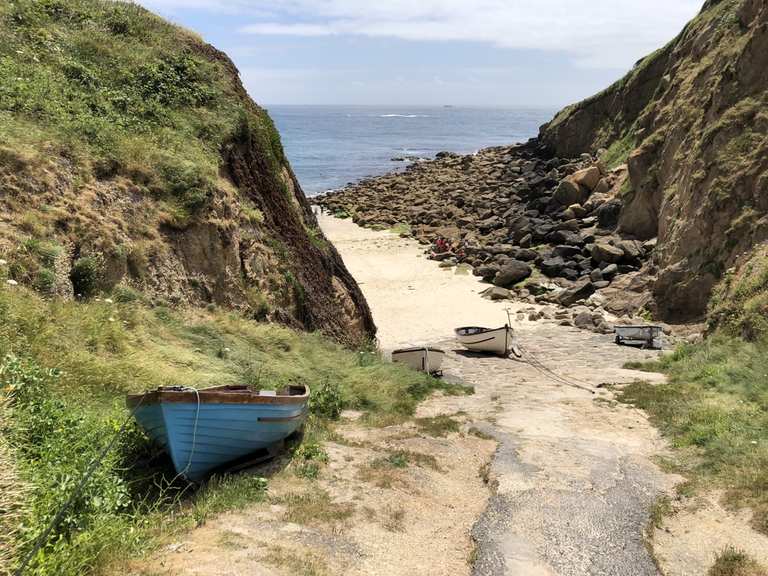 Land's End & Sennen Cove loop from Gwynver Beach — Cornwall AONB | hike ...