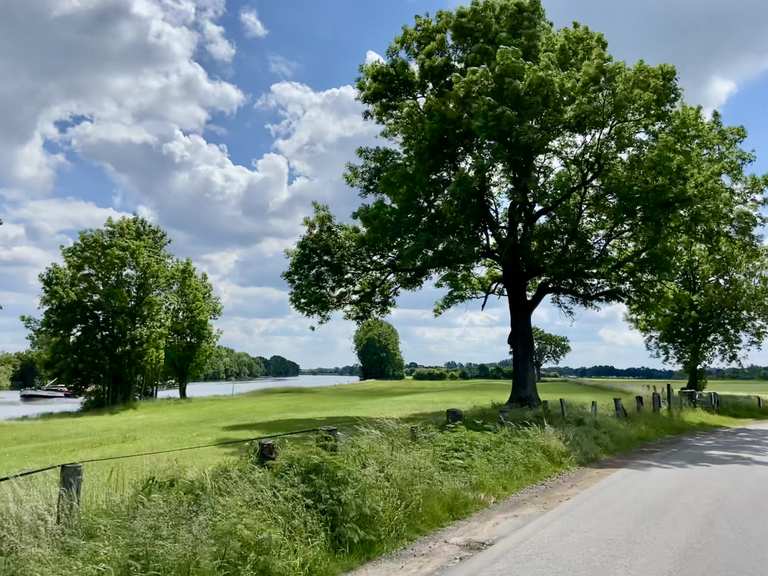 Staustufe Drakenburg – Weserfähre Runde von Drakenburg | Fahrradtour ...