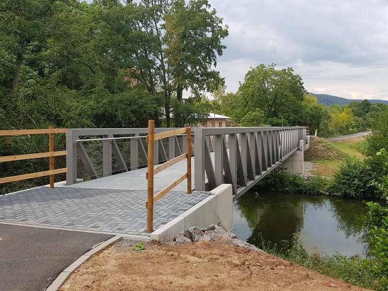 Neue Radbrücke über die Mud - Cycle Routes and Map | Komoot