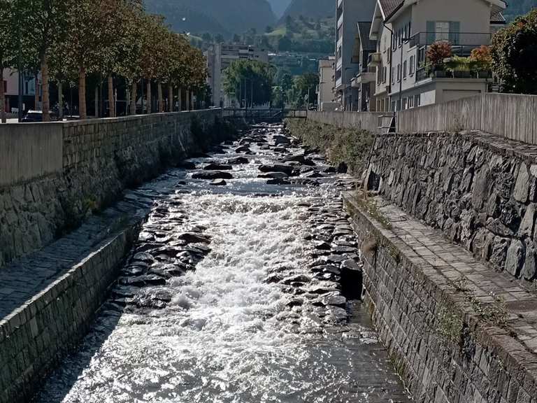 Hub- bzw. Hebebrücke über die Saltina: Wanderungen und Rundwege | komoot