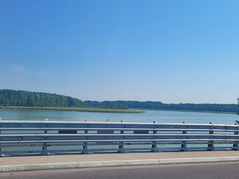 Okartowo - Blick von der Brücke : Radtouren und Radwege | komoot