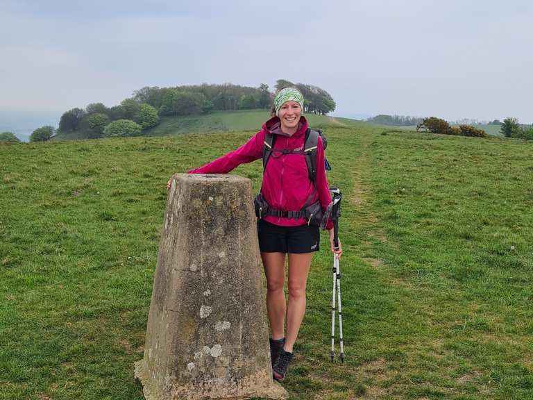 Chanctonbury Ring and Cissbury Ring loop from Findon Valley — South ...