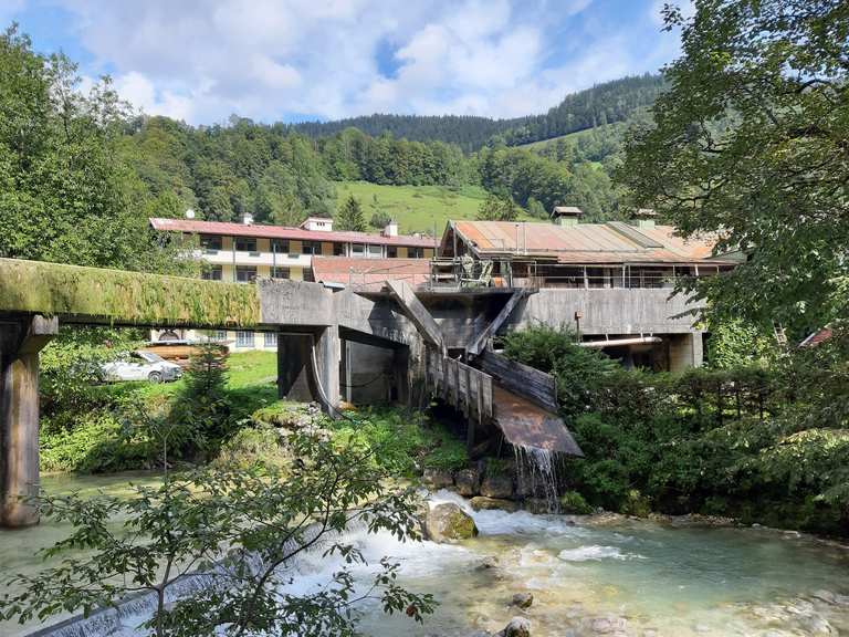 Brücke über Ramsauer Ache – Ramsauer Ache Runde von Ramsau bei ...