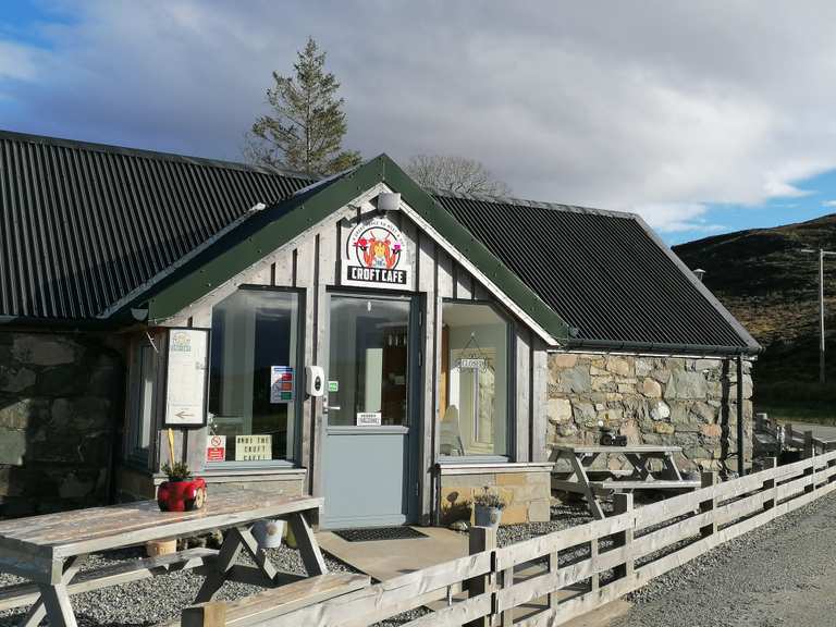 Großartige Aussicht auf Skye – Croft Cafe Runde von Plockton ...