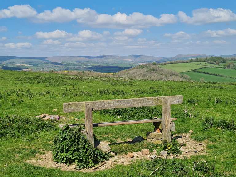 Craven Arms & Callow Hill Schleife über Byne Brook — Shropshire Hills ...