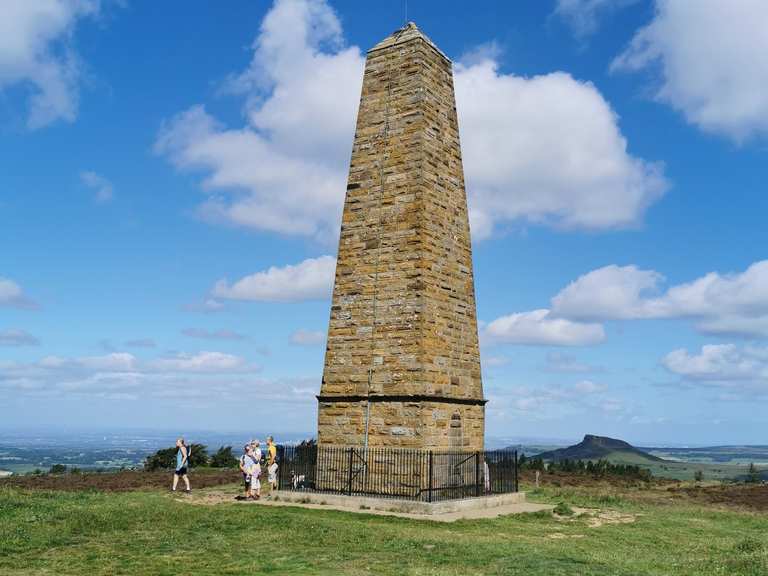 Captain Cook's Monument & Roseberry Topping loop from Great Ayton ...