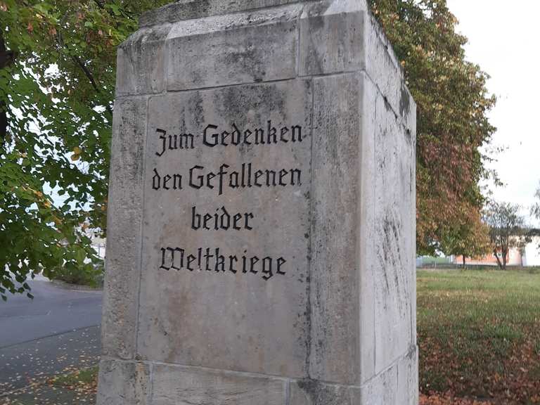 War Memorial to the Fallen of Both World Wars – Hiking & Cycling Routes ...