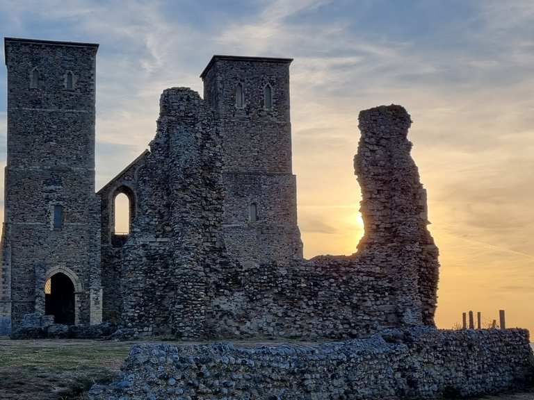 Reculver Towers - Cycle Routes and Map | Komoot