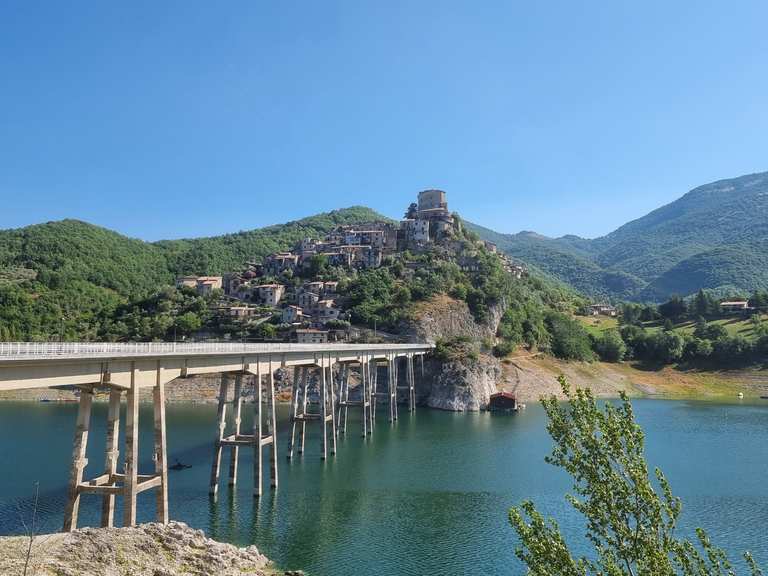 From Subiaco to Lake Turano – loop tour | road ride | Komoot