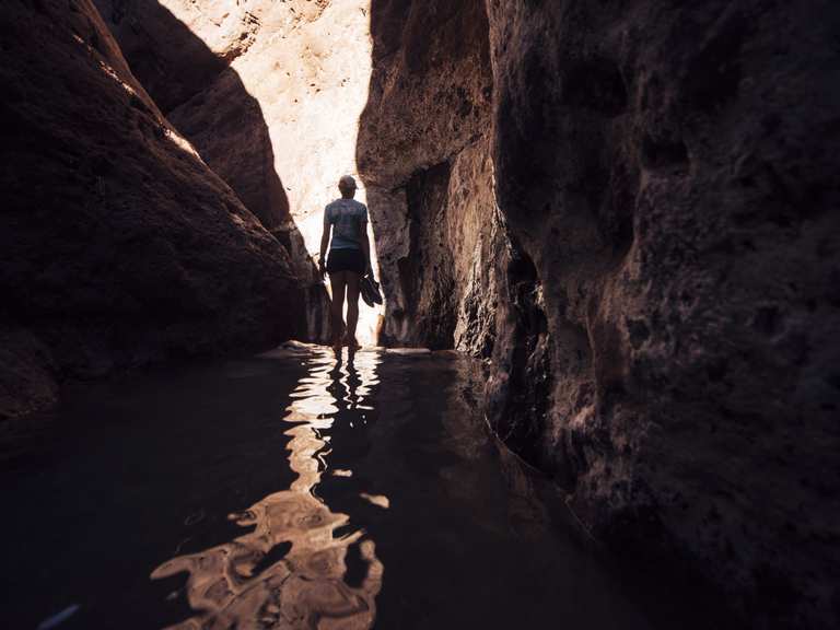 White Rock Canyon Trail à Arizona (Ringbolt) Hot Springs loop – Lake ...