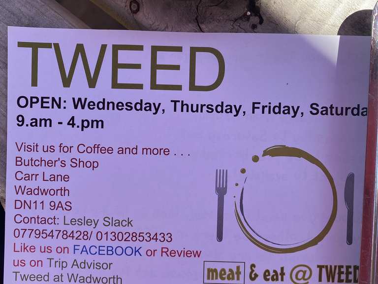Tweed Café Wadworth : Radtouren und Radwege | komoot