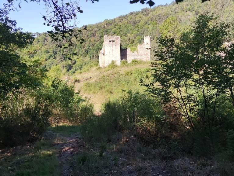 The Himalayan footbridge of the Lignon gorges - loop starting from ...