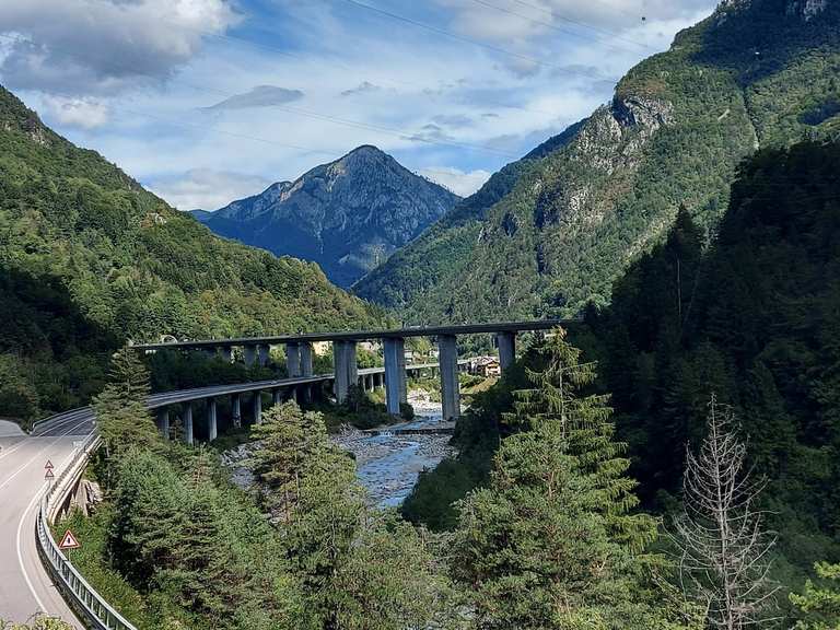 Radweg auf der Pontebbana-Bahnstrecke : percorsi ciclabili | Komoot