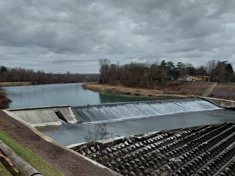 Ponterotto-Uferweg auf der Brenta-Flussschleife: Mountainbike-Touren ...