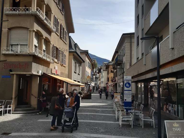 Altstadt Visp: Wanderungen und Rundwege | komoot