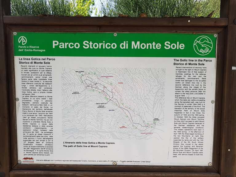 Caprara di Sopra – Cima del Monte Sole Itinerario ad anello da Sibano ...