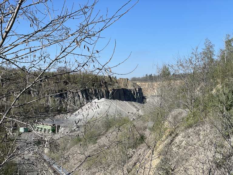Blick auf den Steinbruch Kamenz : Radtouren und Radwege | komoot
