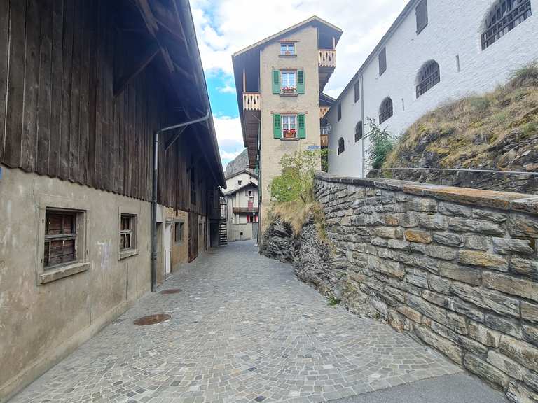 Altstadt von Visp: Wanderungen und Rundwege | komoot