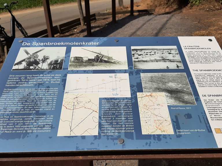 Spanbroekmolenkrater (Pool of Peace) fietsroutes en kaart | Komoot