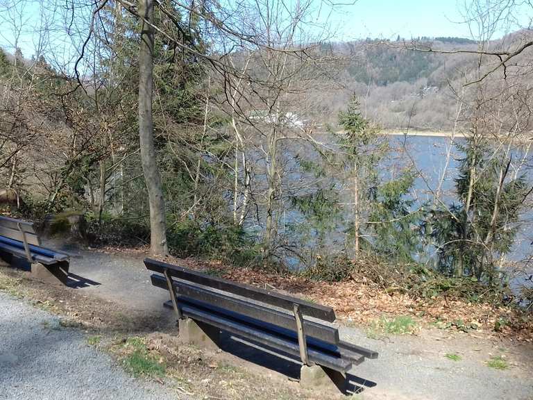 Stausee Bitburg – Stausee Bitburg - Seepromenade rondtocht vanuit ...
