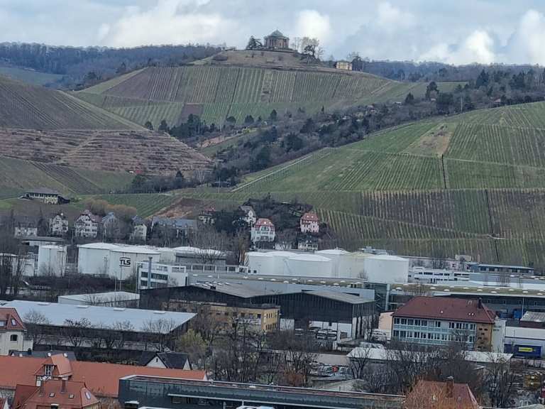 Ausblick ins Neckartal und Rotenberg: Wanderungen und Rundwege | komoot