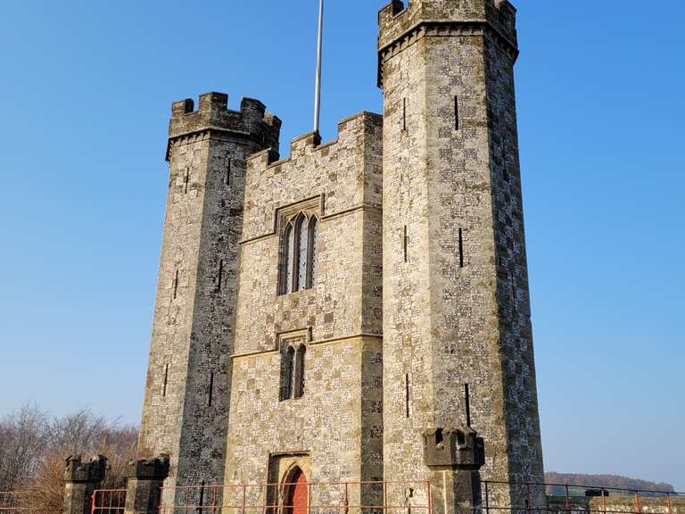 Arundel Castle and Hiorns Tower loop from Amberley — South Downs ...