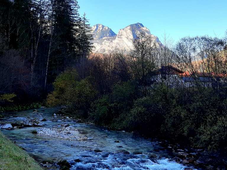 Brücke über Ramsauer Ache – Ramsauer Ache Runde von Ramsau bei ...