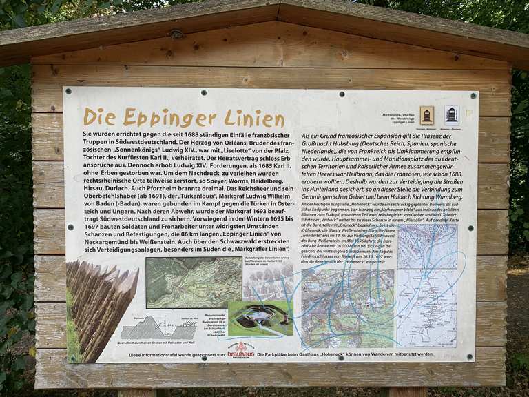 Die Eppinger Linien Routes for Walking and Hiking | Komoot