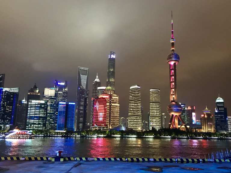 North Bund Riverside Green Space Routes for Walking and Hiking | Komoot