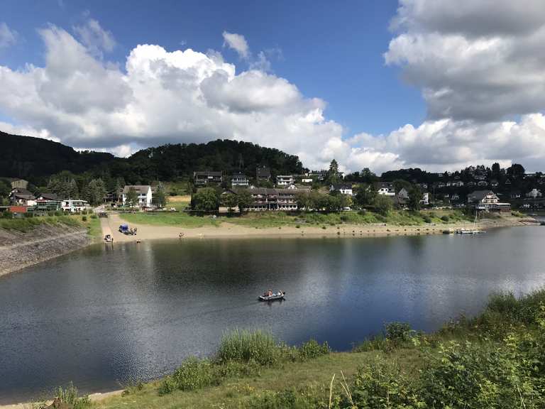 Panoramaweg - Rurseeblick – Blick über den Rursee Rondje vanuit Rurberg ...