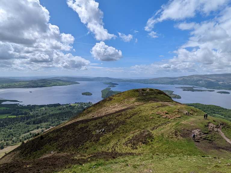 Conic Hill & the West Highland Way trail from Garadhban Forest — Loch ...