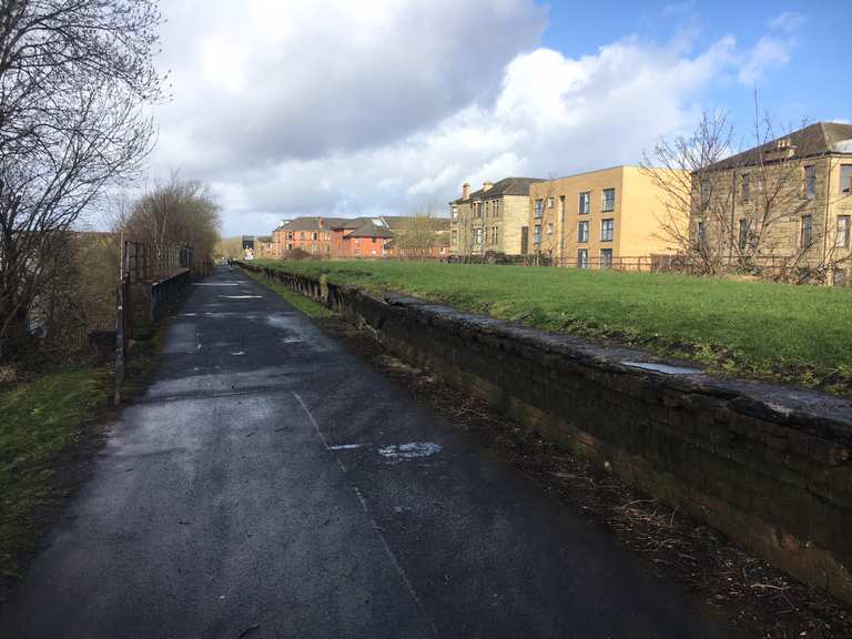 Whiteinch/ Scotstoun Cycle Path (abandoned railroad track): Wanderungen ...